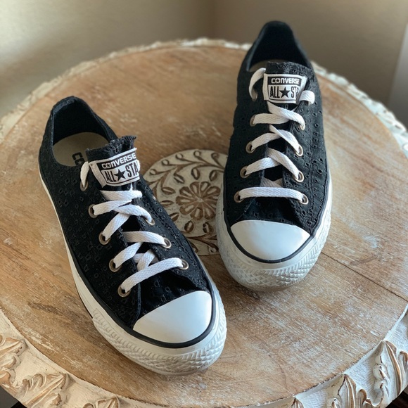 Converse | Shoes | Rare Converse All Star Chuck Taylor Eyelet Cutout Ox ...